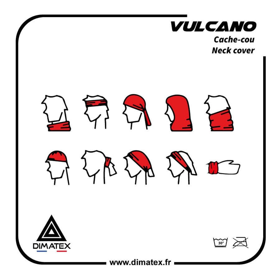 Cache cou VULCANO DIMATEX